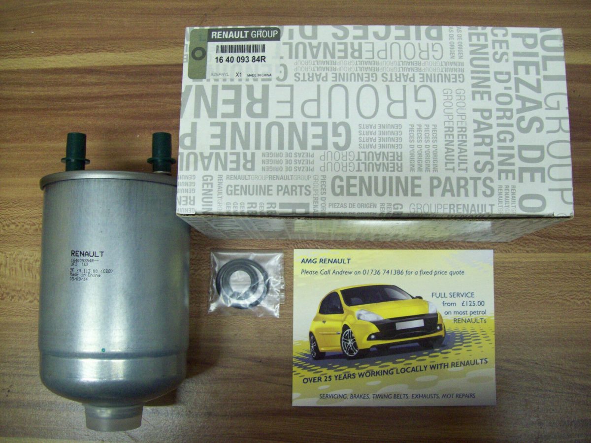 RENAULT SCENIC 3 1.5 DIESEL FUEL FILTER - 164009384R - AMG Renault